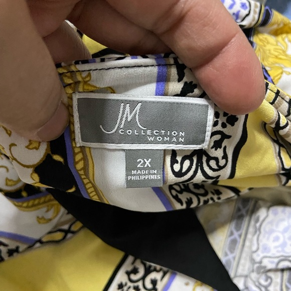 JM Collection | Tops | 2 Jm Collection Boho Strip Slinky Knit Tunic Top ...